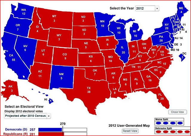 CD4Palin: 2012 Congressional Districts for Each State
