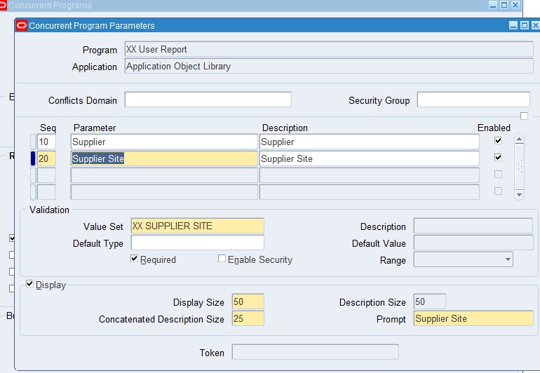 Oracle Application's Blog: Dependent Parameters in oracle Concurrent ... Oracle Application's Blog: Dependent Parameters in oracle Concurrent ...