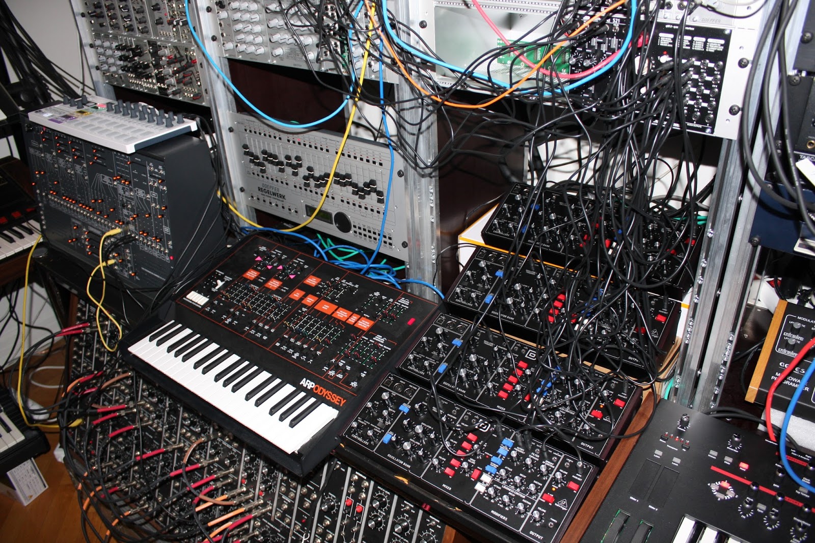 2018 Synth room pictures