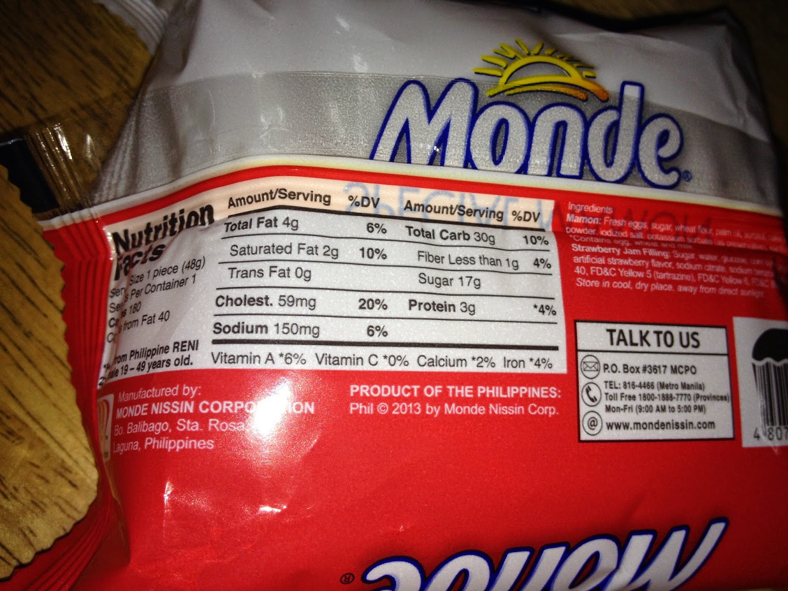 Stylestat: Monde Nissin Special Mamon Strawberry Jam