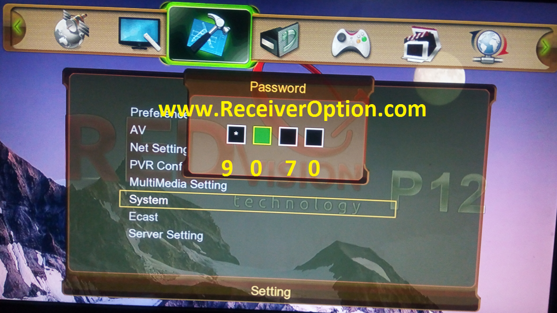 REDVISION P12 HD RECEIVER NEW SOFTWARE 15 JULY 2020 - How To Enter Biss ...