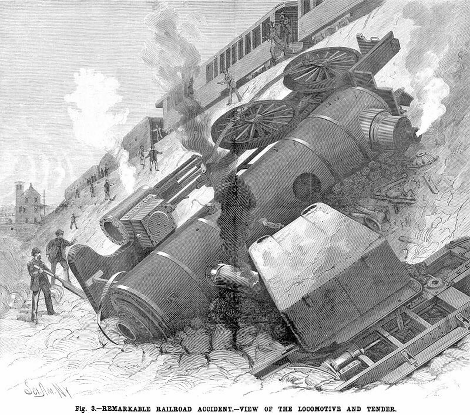 Historic Pelham: Pelhamville Train Wreck of 1885: Another Account ...