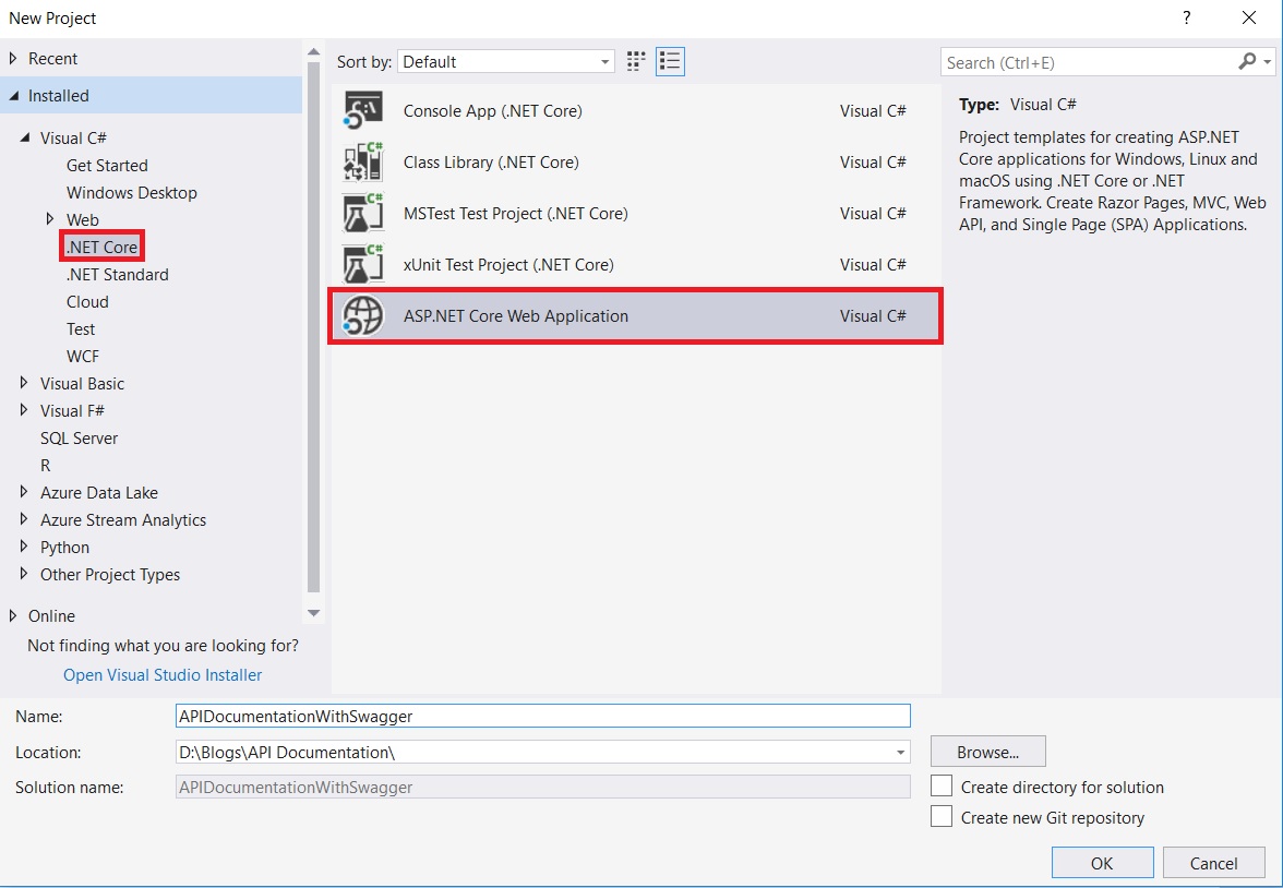Implement Open Api Specification In Net Core Web Api Using Swagger