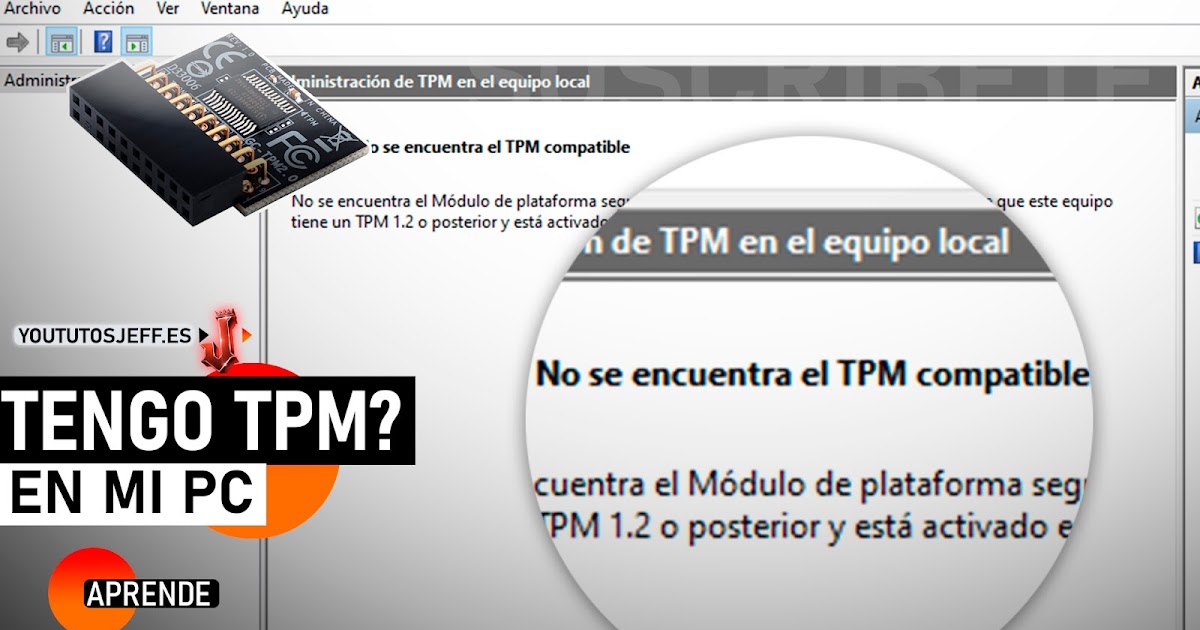 Como SABER SI TENGO TPM en mi PC 🔵