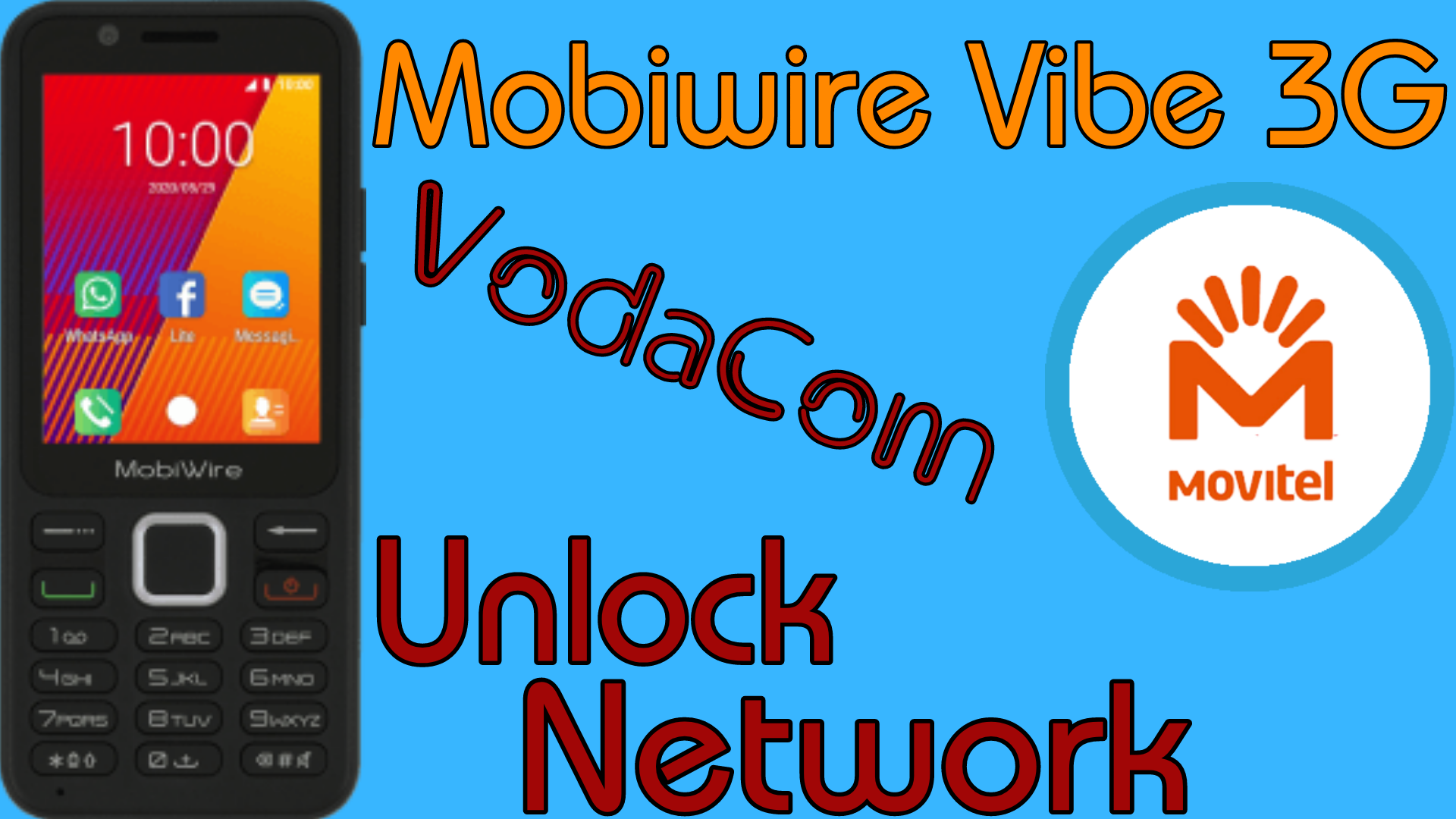 VodaCom Vibe 3G Como Desbloquear Para Todas Operadoras - Moz Tutoriais