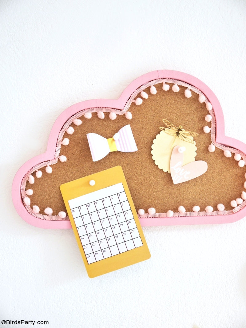 Kids Boho Study Desk DIY Décor - Party Ideas | Party Printables Blog