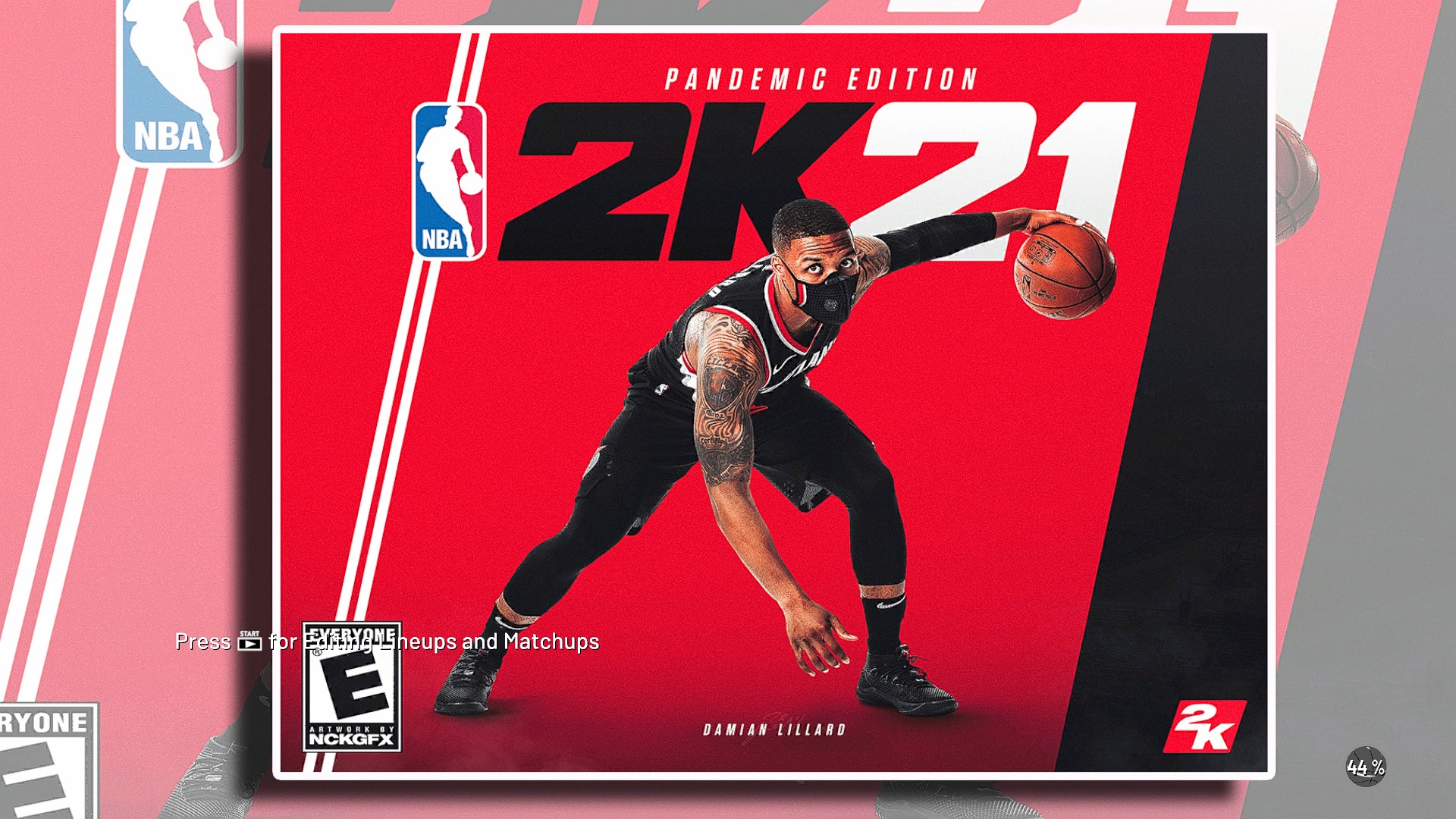NBA 2K21 Pandemic edition - loading screen and menu background by Gil Kweba