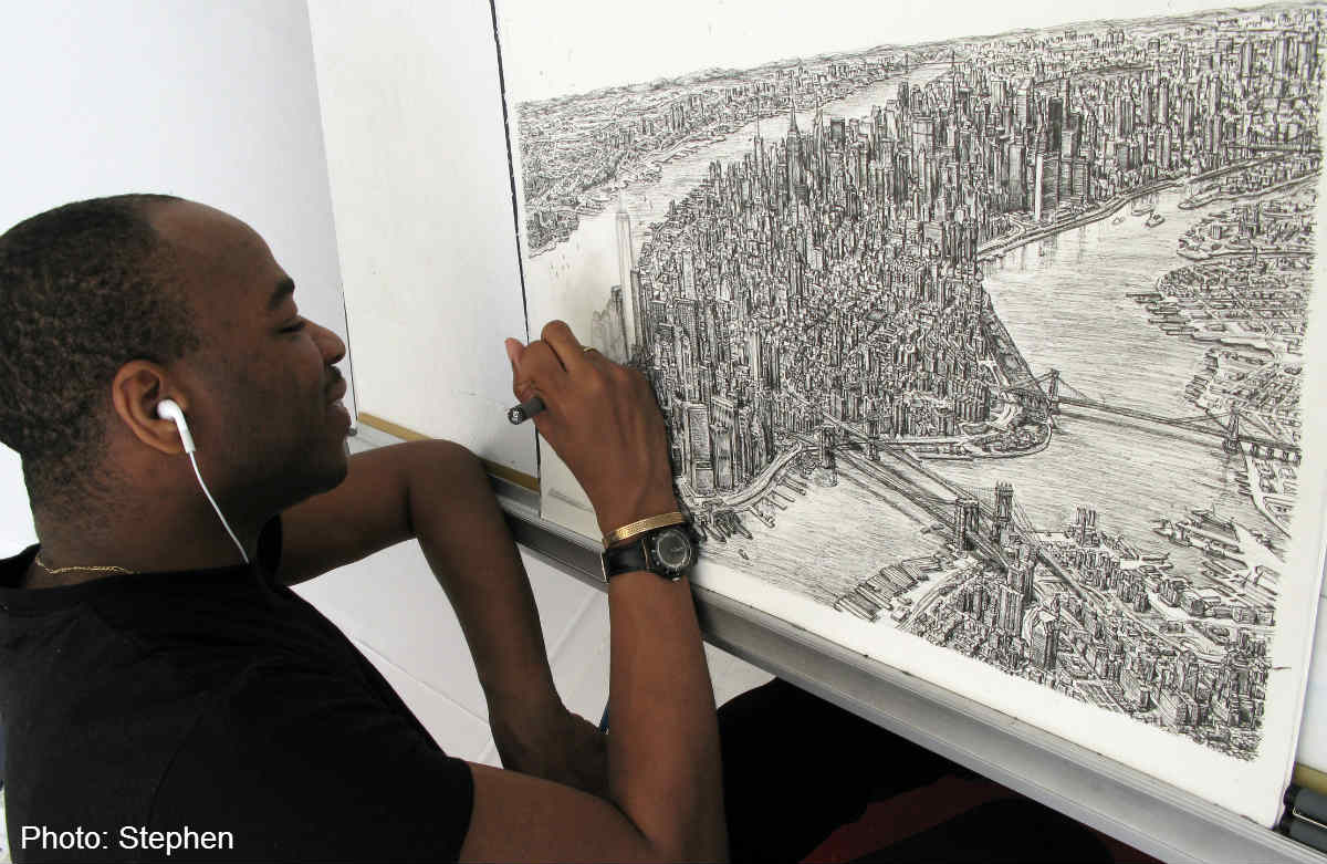 Stephen Wiltshire Artist - Detailed Cityscapes. Unbelievable Talent