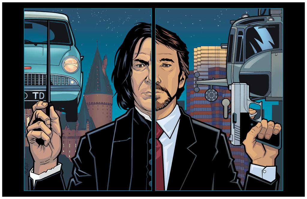 Just A Car Guy: you're going to dig this art... a split screen painting ...