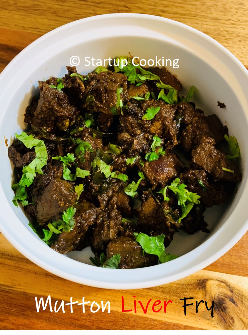 Mutton Liver Fry Recipe | Eeral Varuval | Mutton Liver Pepper Fry ...