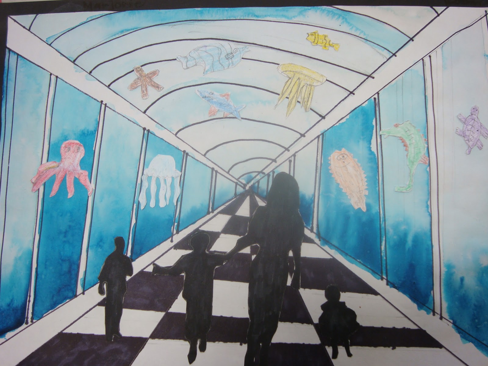Once upon an Art Room: Perspective Aquariums