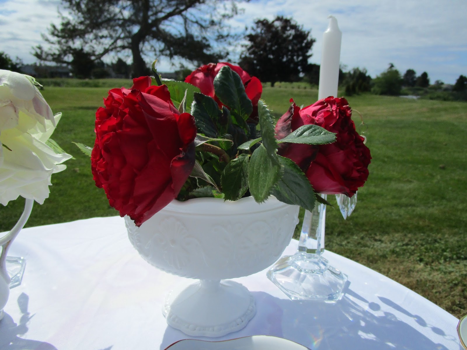 Karen's Cottage and Castle: Roses and Ivy for Tea Time
