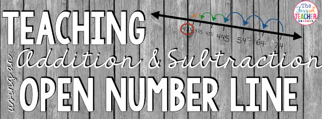 The Foxy Teacher: Open Number Line Strategy: Addition & Subtraction
