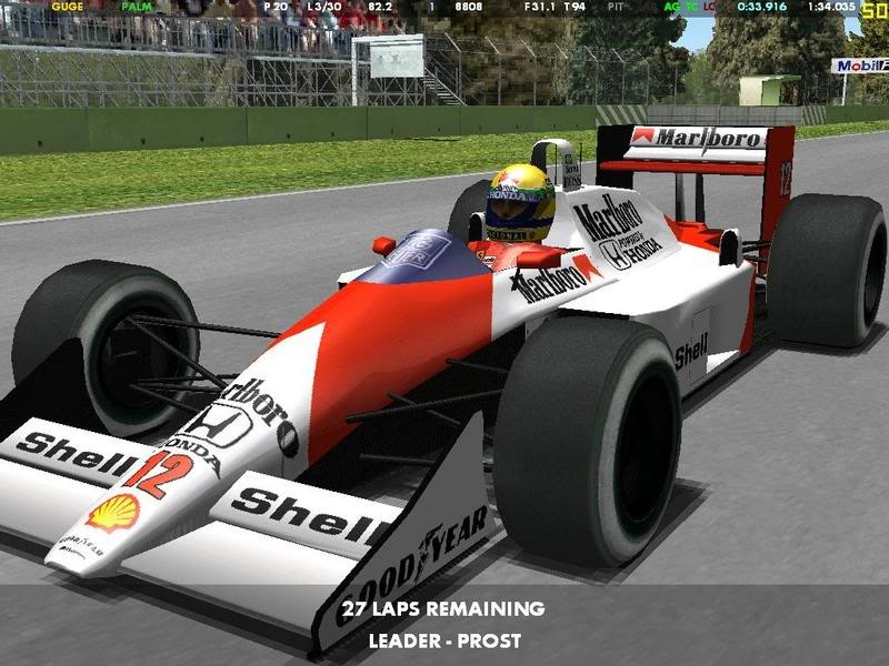 Fórmula-1 e GP4: Screenshots do GP4