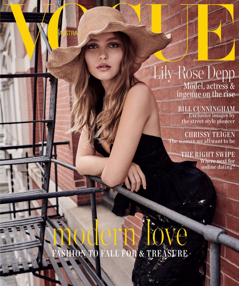 Lily-Rose Depp goes chic for Vogue Australia February 2019