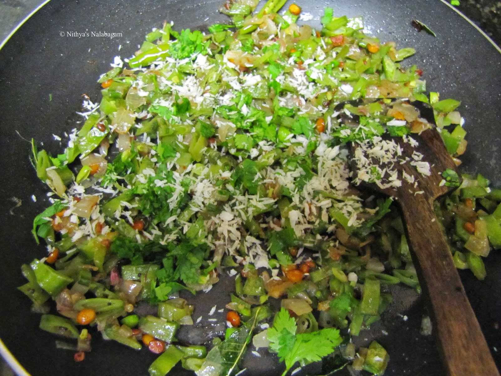 Avarakkai Poriyal | Broad beans stir fry |Nithya's Nalabagam