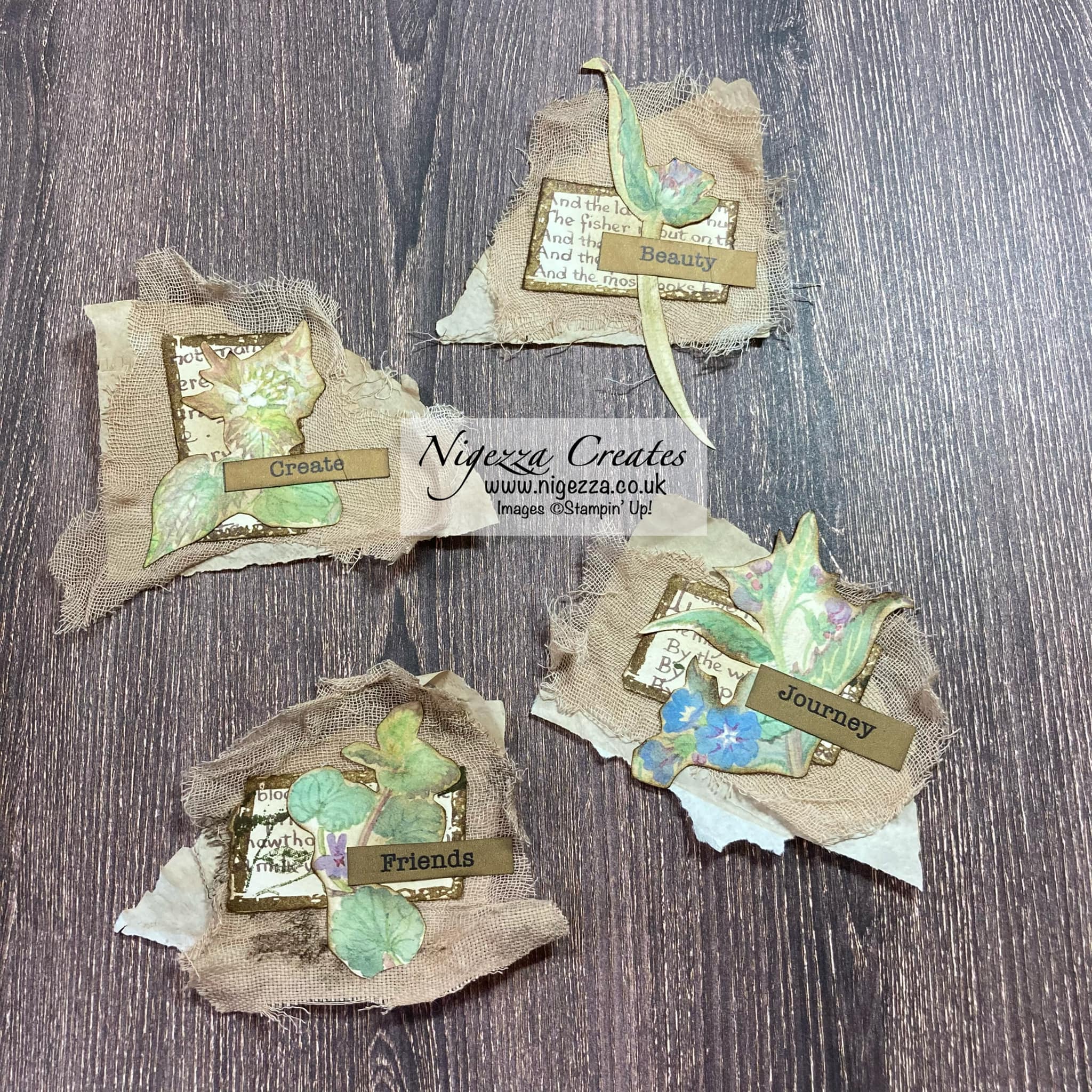 Nigezza Creates: Junk Journal With Stampin' Up! Snippet Roll & Clusters