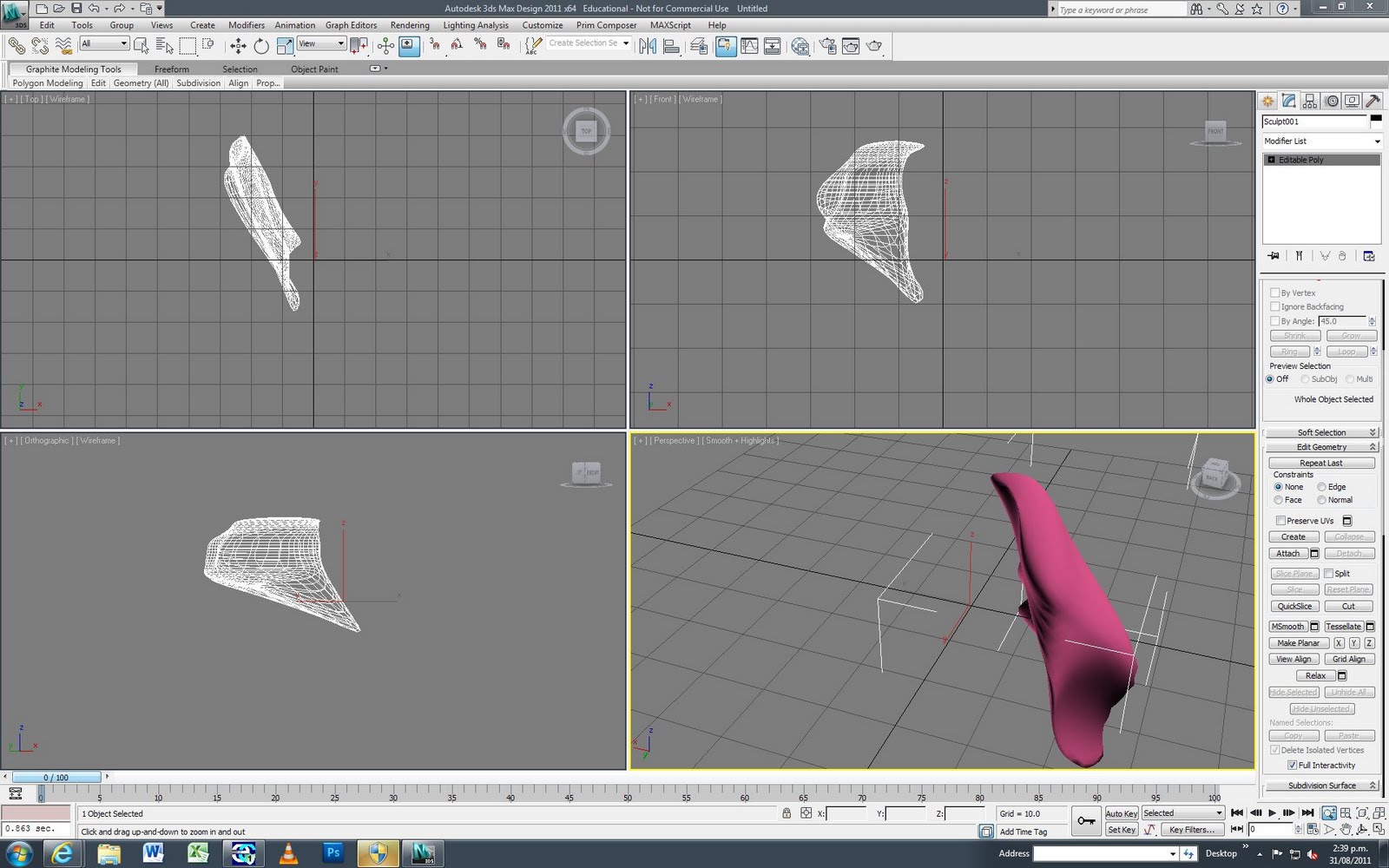Design 2: Sculpt maps