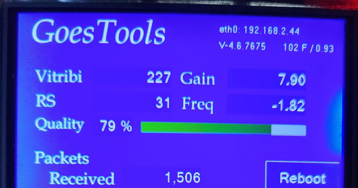 Danny's Notes: GoesTools Receiver Interface