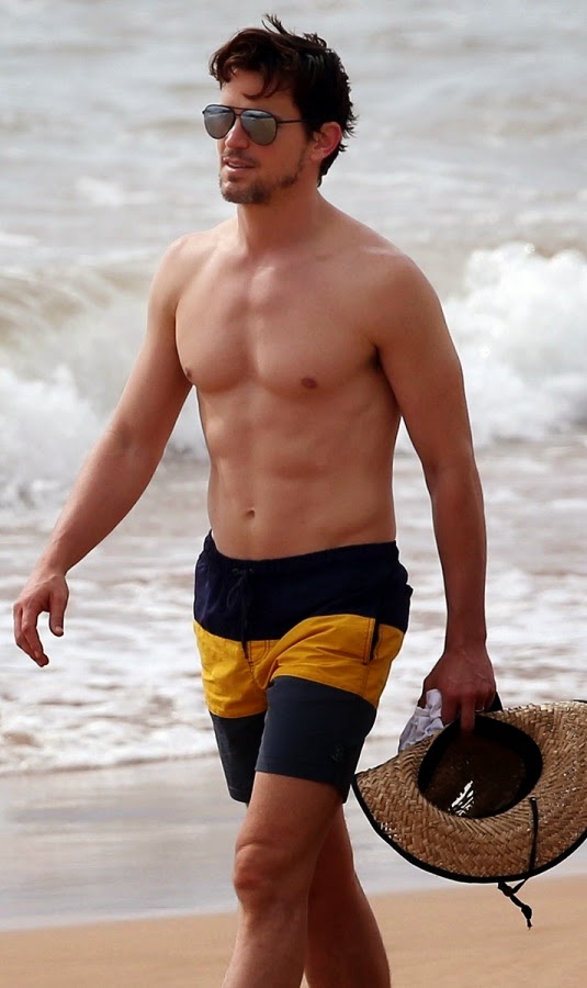 Matt Bomer On The Beach In Maui