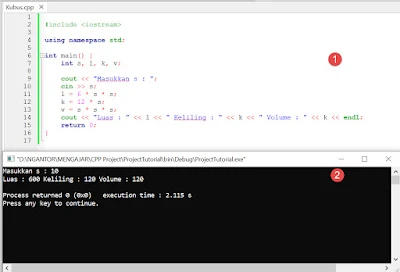 Algoritma, Flowchart dan Pemrograman Menghitung Luas Permukaan ...