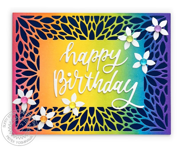 Sunny Studio: Sneak Peek: Pink Peonies, Blooming Frame, Heartstring ...