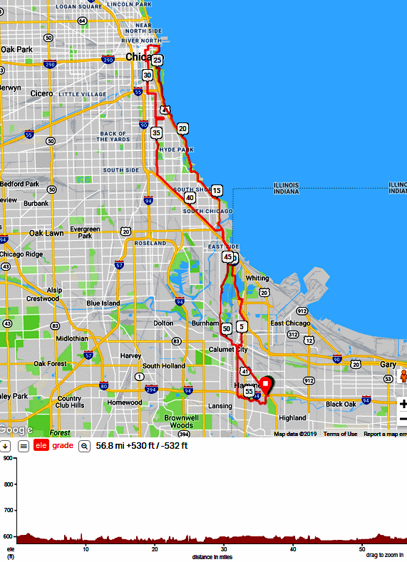 Chicago Area Bike Tour: OPT#2