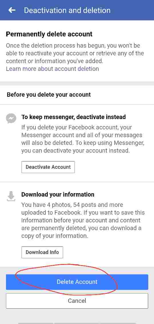 How to delete facebook account permanently ~ How to use Facebook | All ...