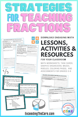 Exceeding the CORE: Math Lessons & Classroom Activities