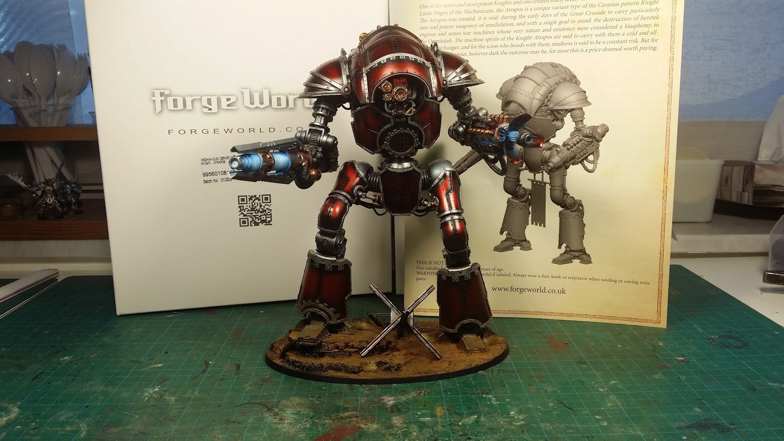 Stephanius 40k: Mechanicum Cerastus Knight-Atrapos WIP