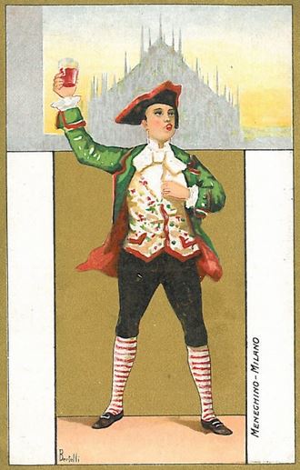 milanoneisecoli: Meneghin e Cecca, il cuore del carnevale ambrosiano