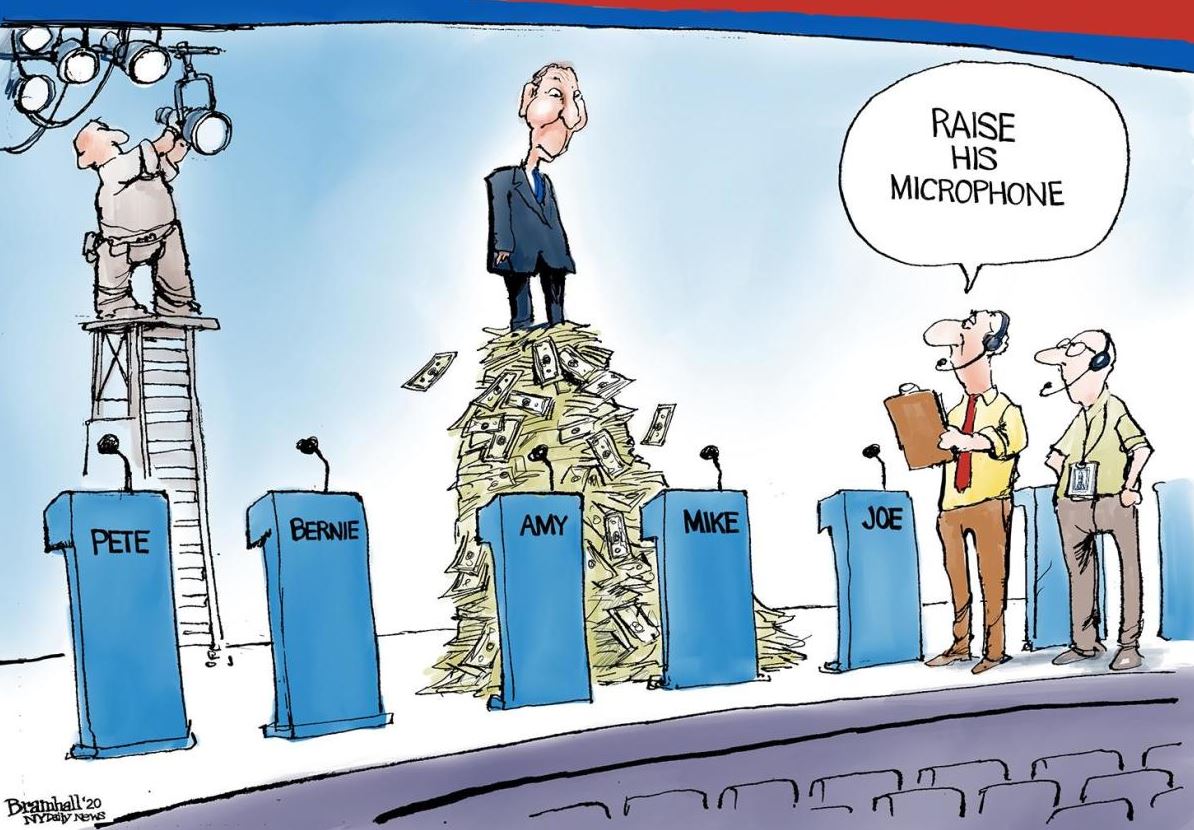 Political Cartoons on 2020 Presidential Candidate Michael Bloomberg ...