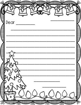 Christmas Friendly Letter Template - Birthday Letter