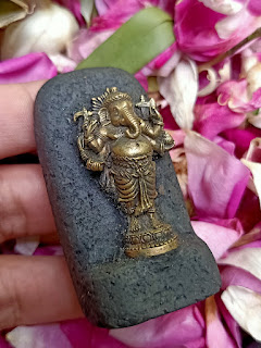 KUNINGAN BATU ARCA GANESHA ~ Jimat Azimat | Batu Mustika Geliga | Keris ...