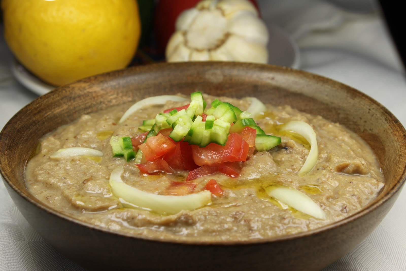 Slow cooked broad beans فول مدمس Ful Medames | Dyna Eldaief