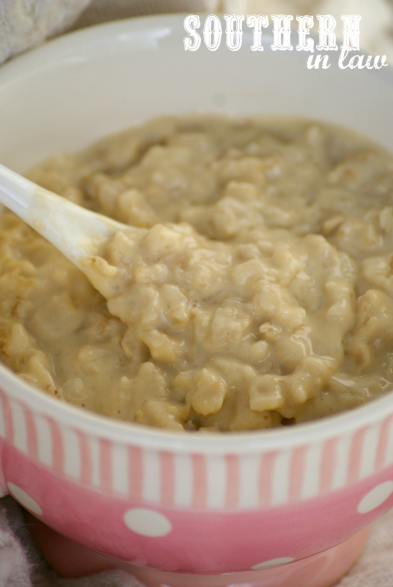 Southern In Law: Recipe: Creamy Custard Oatmeal Bowl (Healthy & Low Fat!)