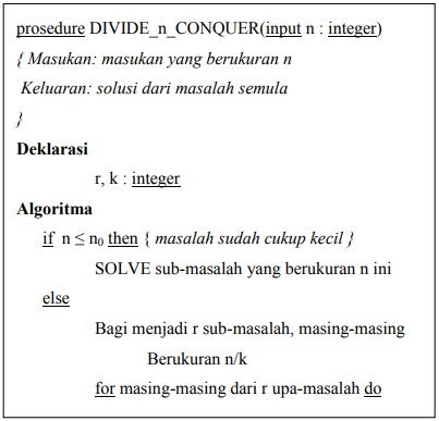 Sejarah, Definisi dan Cara Kerja Divide and Conquer