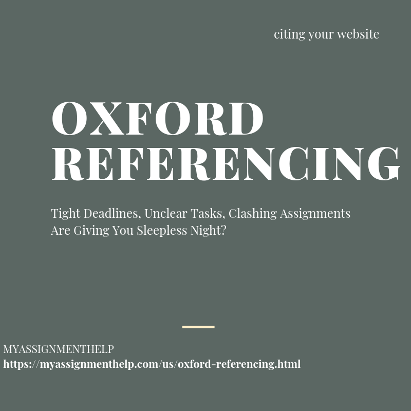 Compete Guide on Oxford Referencing