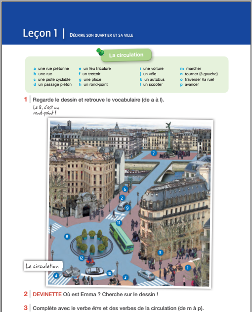 شرح الدرس الأول للصف الثانى الثانوى لغة فرنسية الوحدة الاولى Décrire ...
