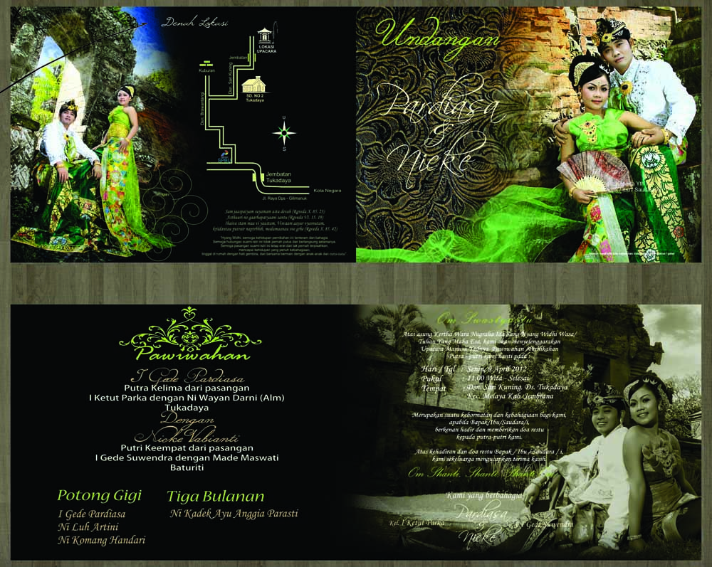 DESAIN UNDANGAN SABLON - Kaos