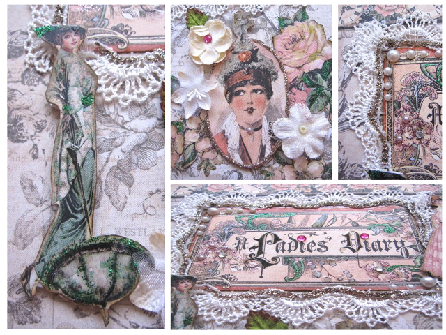 Scrap-Agenda vintage “A Ladies Diary” | Manualidades