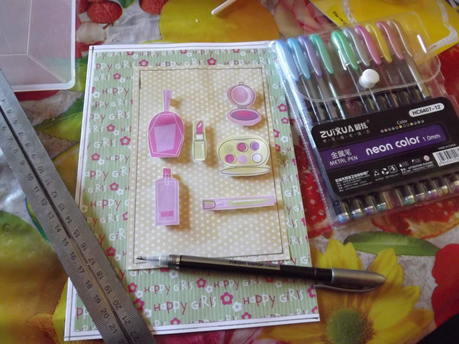 A Pretty Talent Blog: School Holiday Project - Making a 3D Card