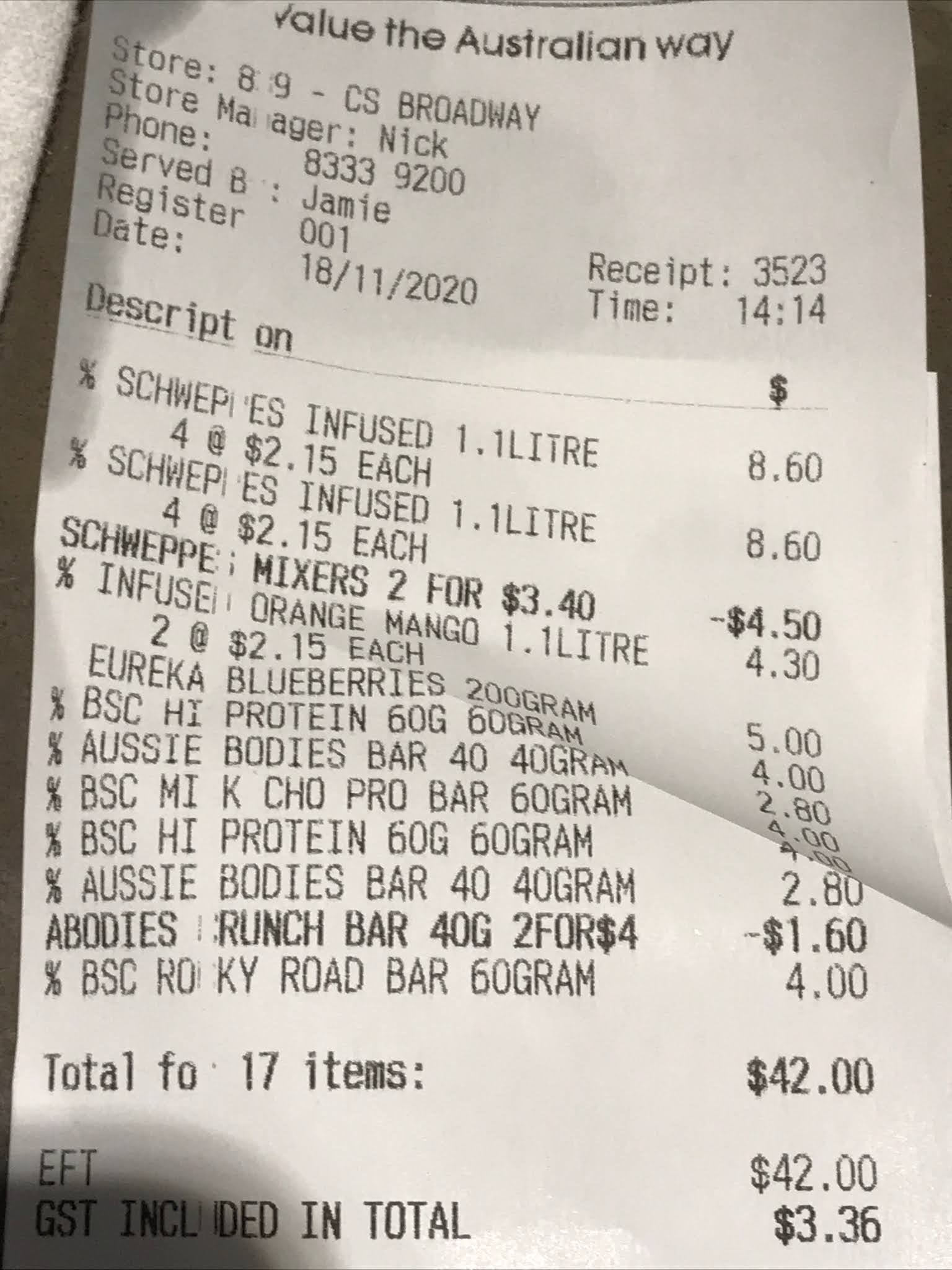 Happy Antipodean: Grocery shopping list for November 2020