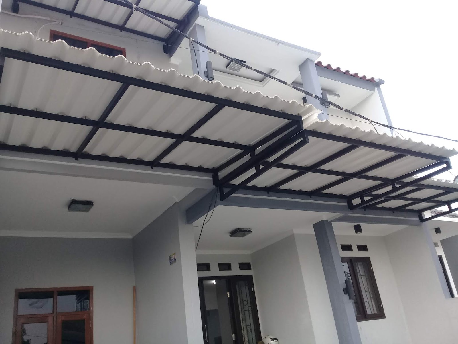 Canopy Besi Pemasangan Di kukusan Depok | BENGKEL LAS LISTRIK