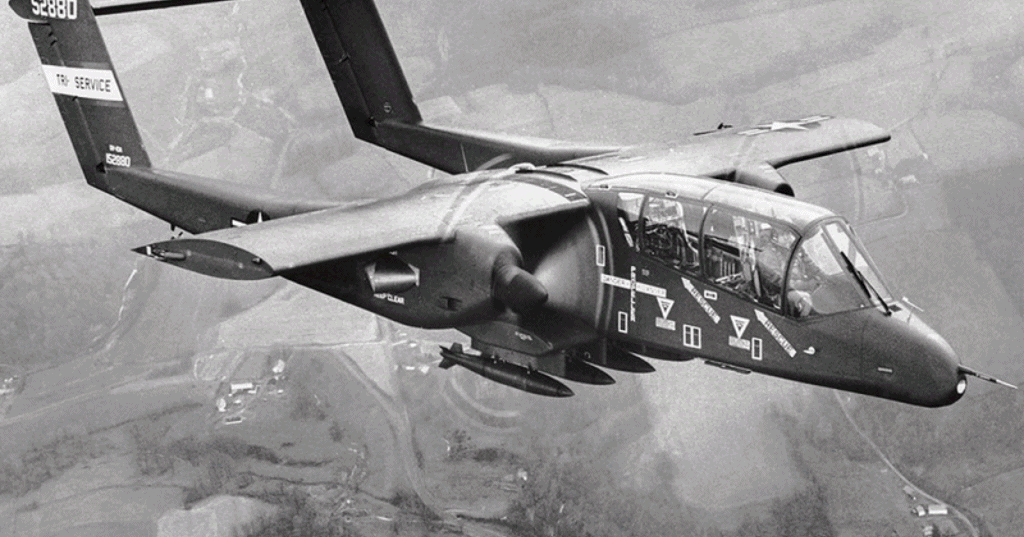 AVIÕES MILITARES: Rockwell OV-10 Bronco