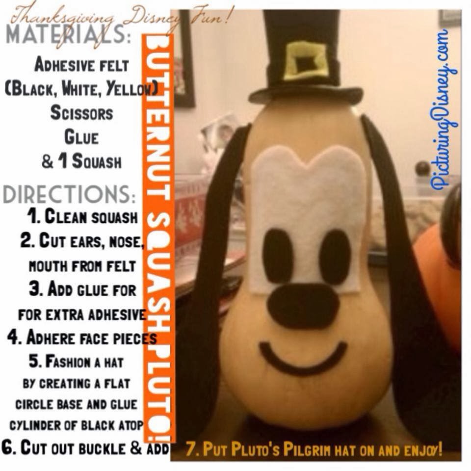 Picturing Disney: Disney DIY: Easy Pluto Butternut Squash Centerpiece