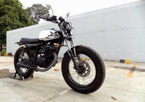 Kendaraan Masa Kini: Modifikasi Motor Suzuki Thunder 125 Street Tracker