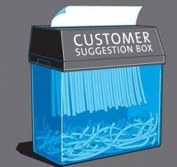 Worth A Read: Customer Suggestion Box...