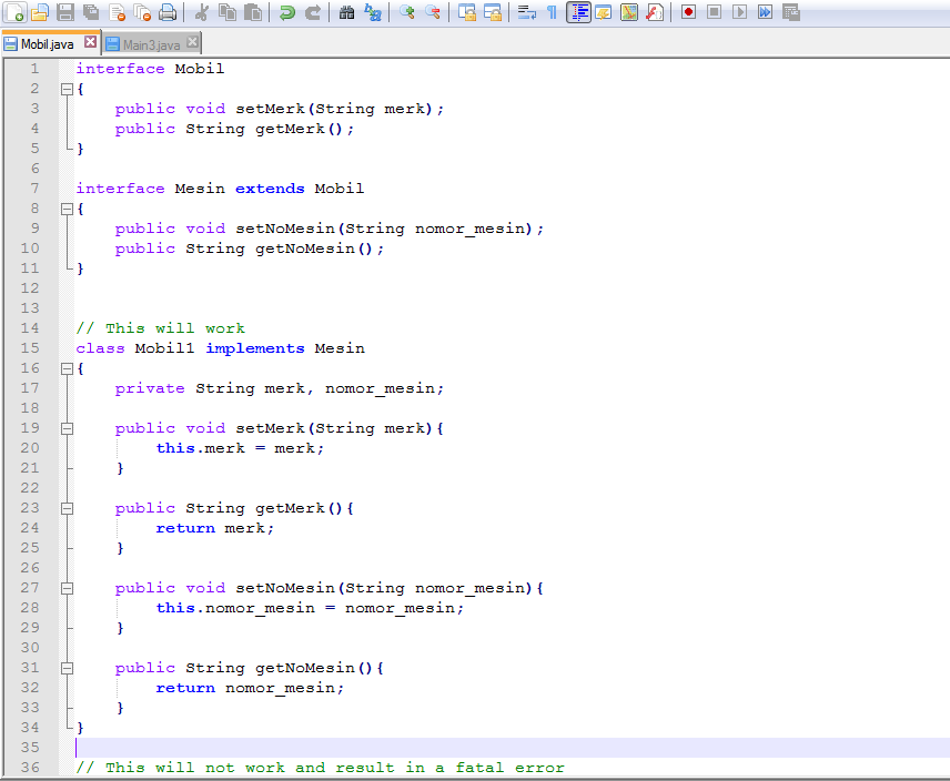 ABSTRACT CLASS DAN INTERFACE PADA JAVA