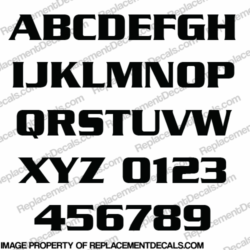 Block Letters And Numbers Font - Letter Format